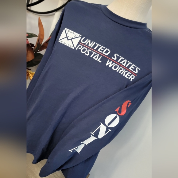 Gildan | Shirts | United States Postal Worker Long Sleeve | Poshmark